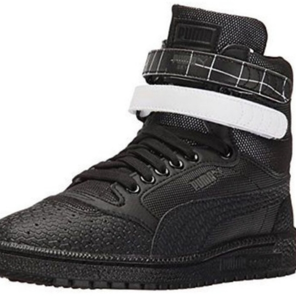 Puma | Shoes | Puma Sky Ii Hi Sf Texture Women Basketball Black Shoes ...